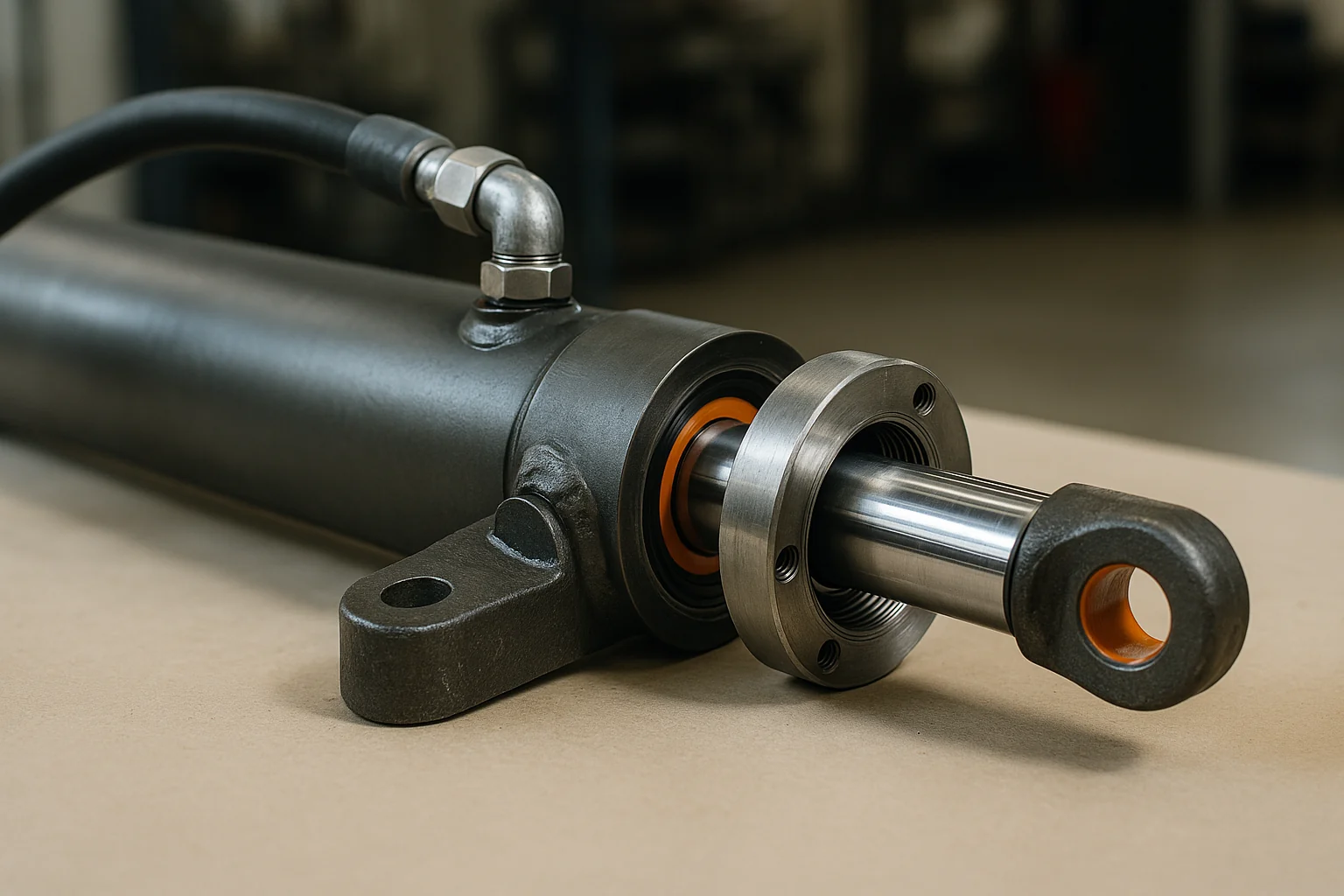 How To Remove Hydraulic Cylinder End Cap