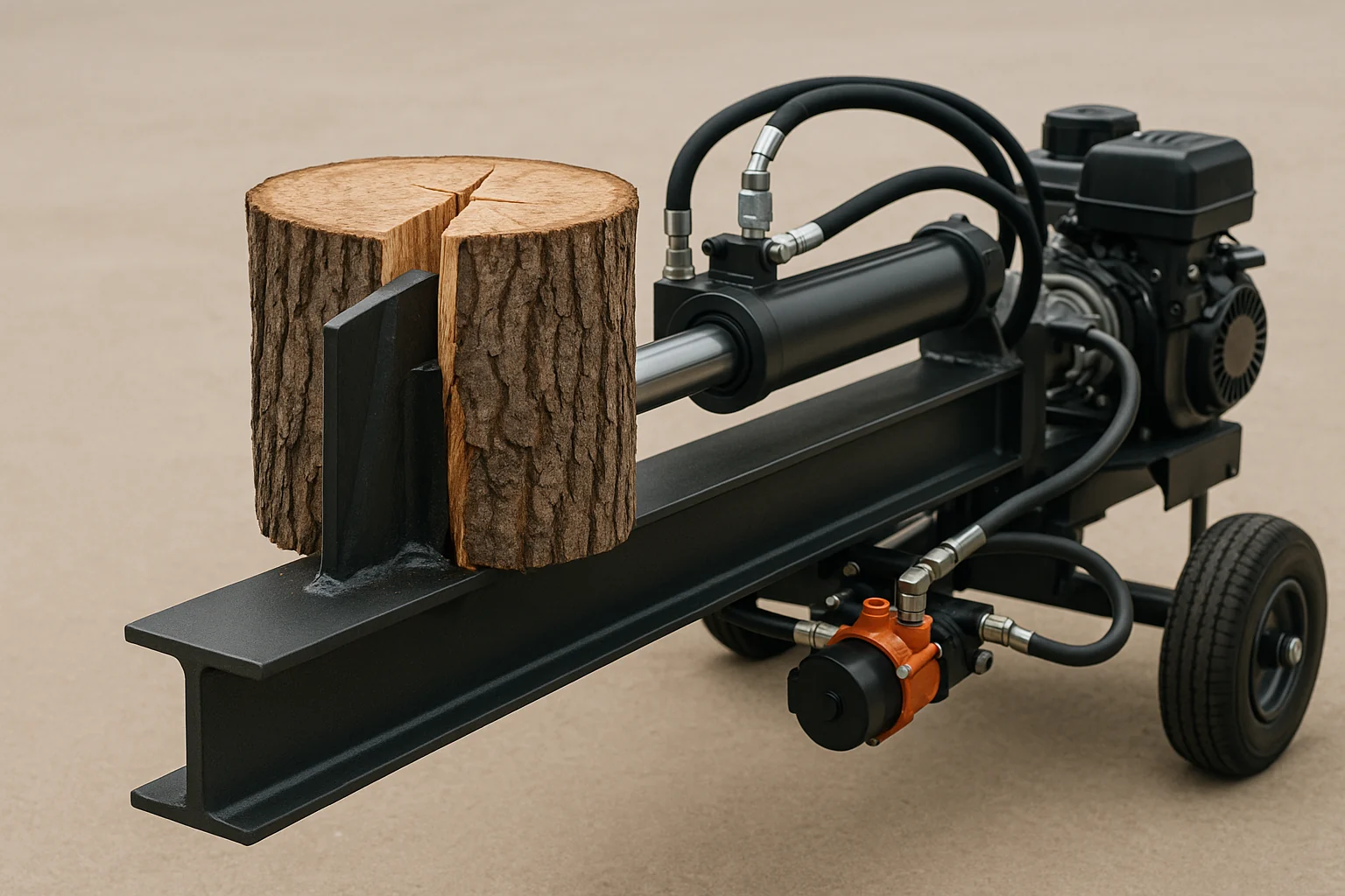 How to Size a Log Splitter: Tonnage by Log Diameter